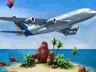 Airplane Simulator Island Travel - Play Online Games Free