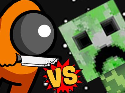 Among vs Creeper Fight - Play Online Games Free
