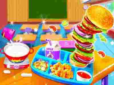 Cooking Lunch At School - Play Online Games Free