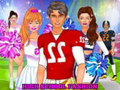 High School Fashion And Makeover College Team - Play Online Games Free