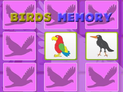 Kids Memory Game Birds - Play Online Games Free