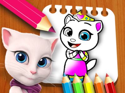 My Angela Talking Coloring Book - Play Online Games Free